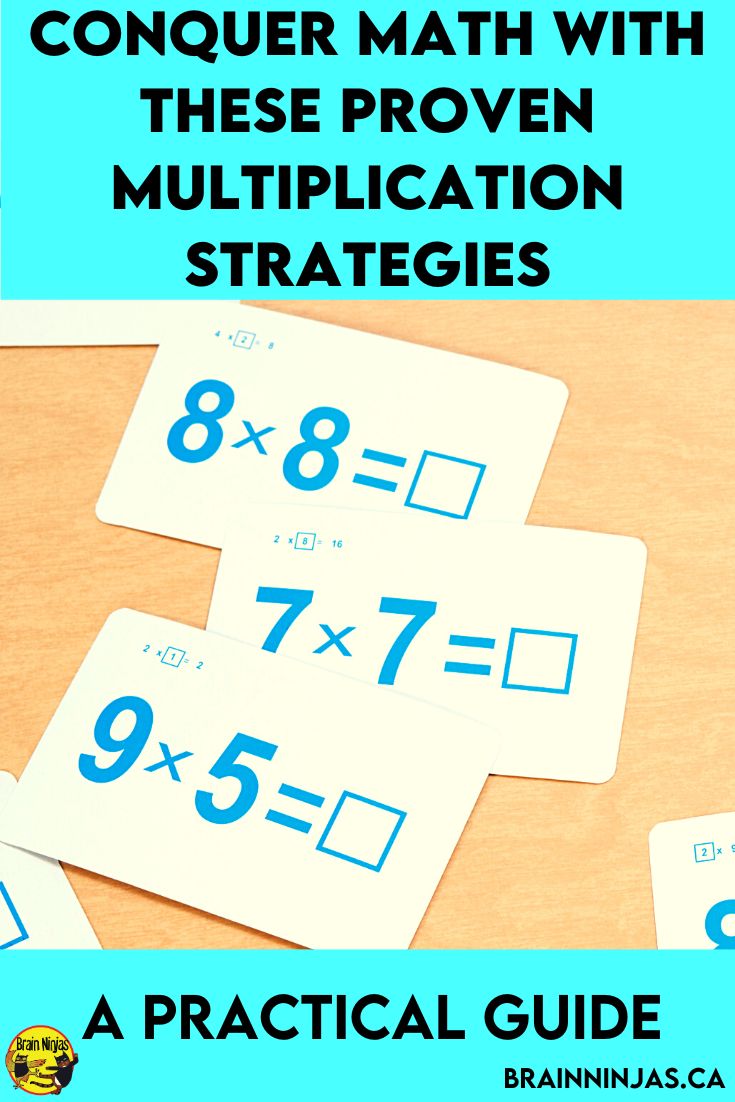 Conquer Math With These Proven Multiplication Strategies - Ninja Notes