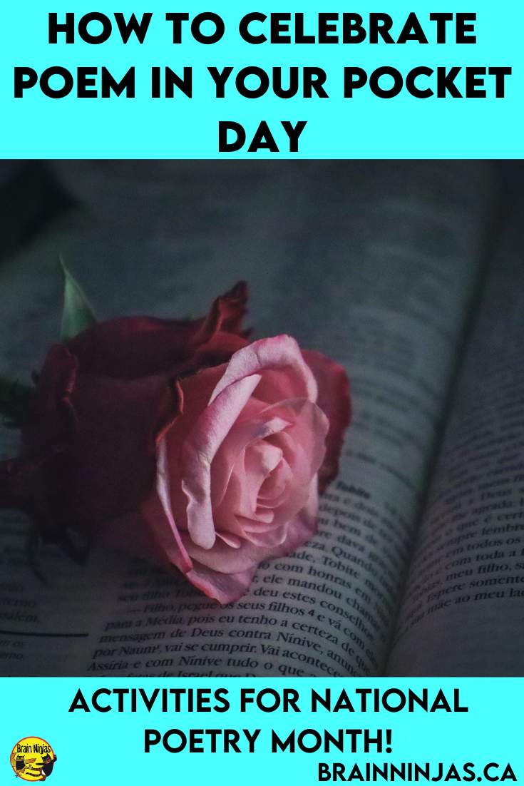 How to Celebrate Poem in Your Pocket Day - Ninja Notes
