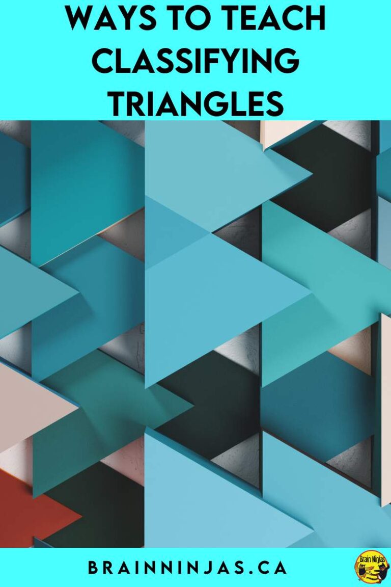 Ways to Teach Classifying Triangles - Ninja Notes