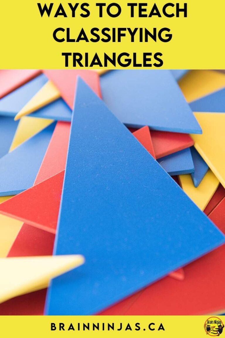 Ways to Teach Classifying Triangles - Ninja Notes