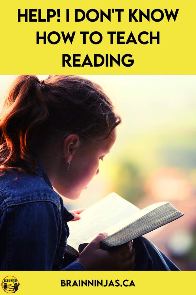 Help! I Don't Know How to Teach Reading - Ninja Notes
