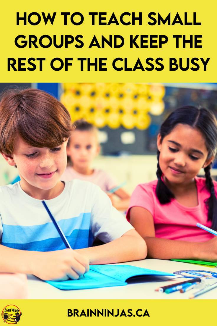 How to Teach Small Groups and Keep the Rest of the Class Busy - Ninja Notes