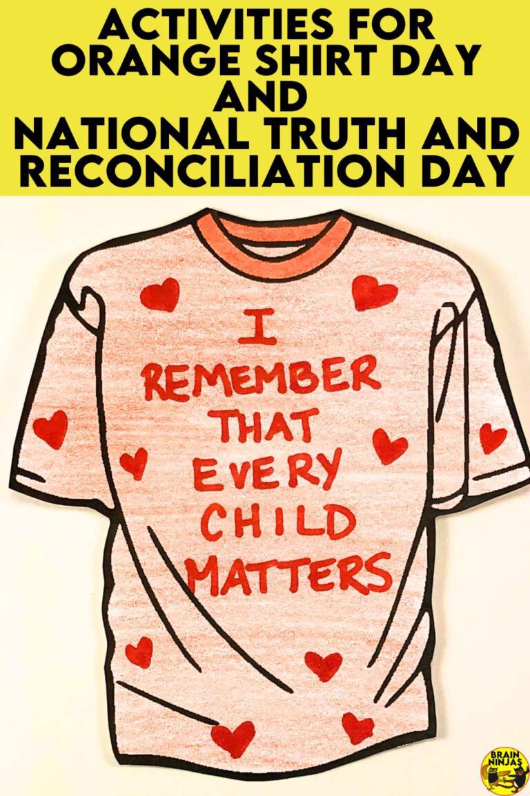 Activities for Orange Shirt Day and National Truth and Reconciliation ...