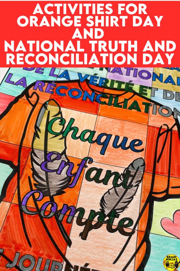 Activities for Orange Shirt Day and National Truth and Reconciliation ...