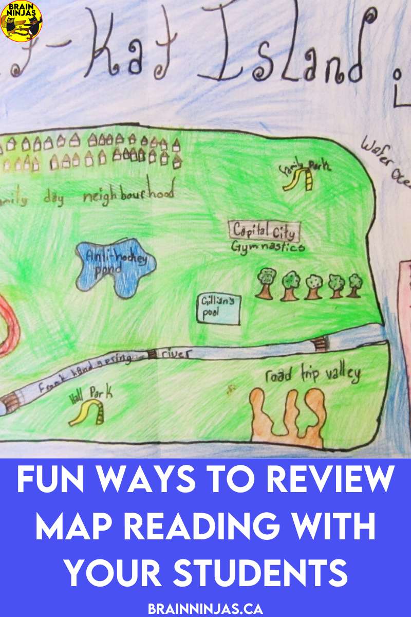 Fun Ways to Review Map Reading With Your Students - Ninja Notes