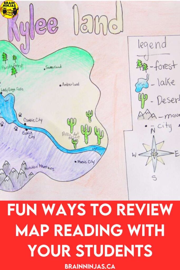 Fun Ways to Review Map Reading With Your Students - Ninja Notes