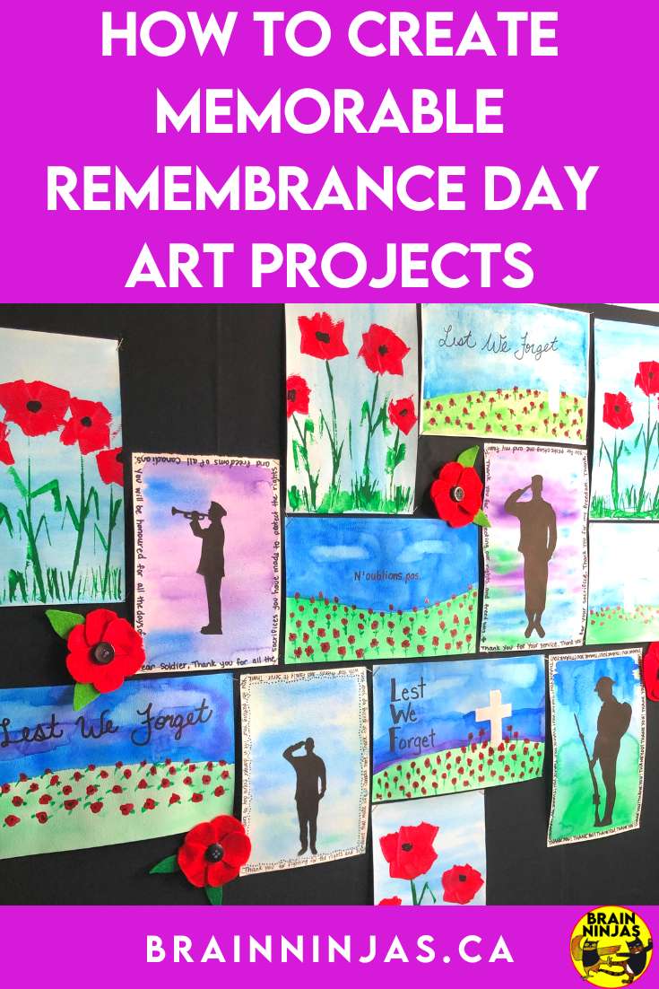 How to Create Memorable Remembrance Day Art Projects - Ninja Notes
