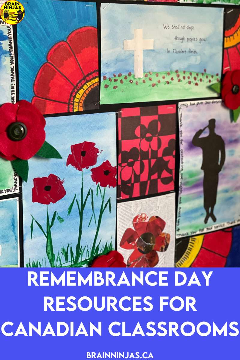 Remembrance Day Resources for Canadian Classrooms - Ninja Notes