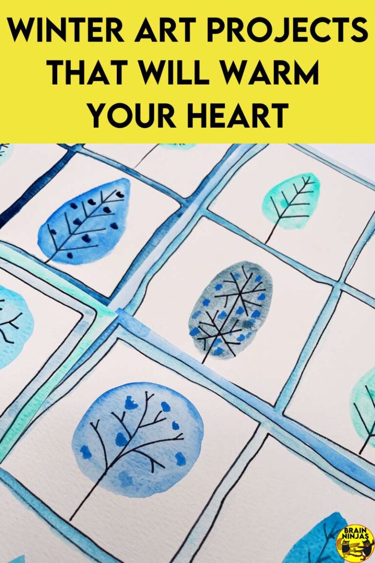 Winter Art Projects That Will Warm Your Heart - Ninja Notes
