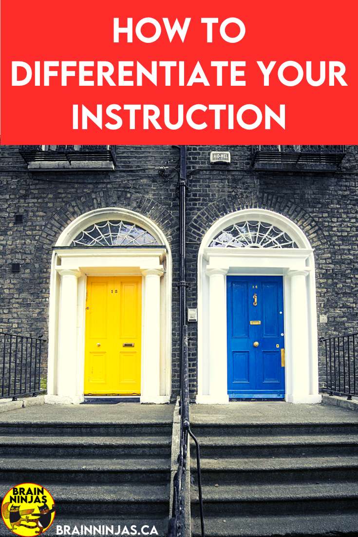 How to Differentiate Your Instruction - Ninja Notes