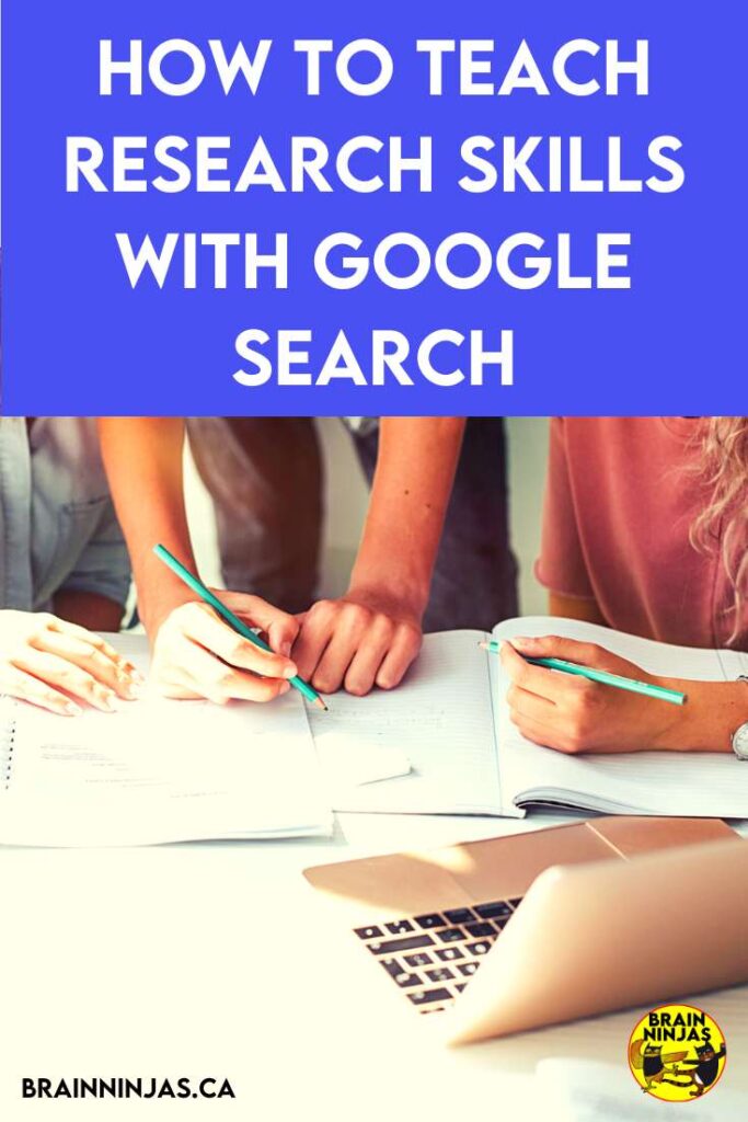 How to Teach Research Skills With Google Search - Ninja Notes