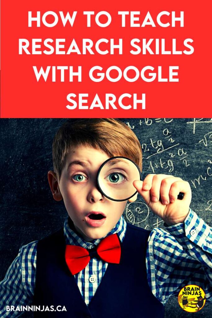 How to Teach Research Skills With Google Search - Ninja Notes