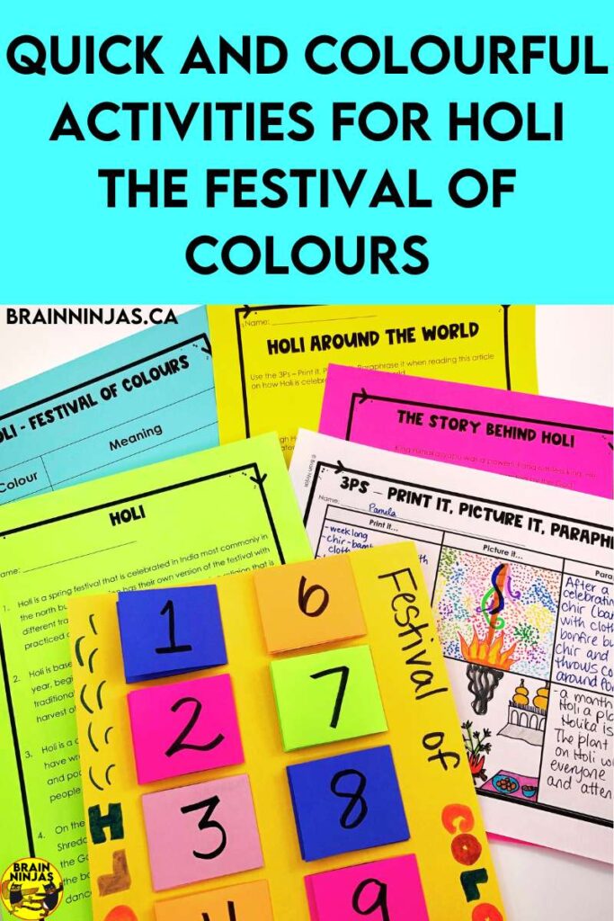 Quick and Colourful Activities for Holi the Festival of Colours - Ninja ...