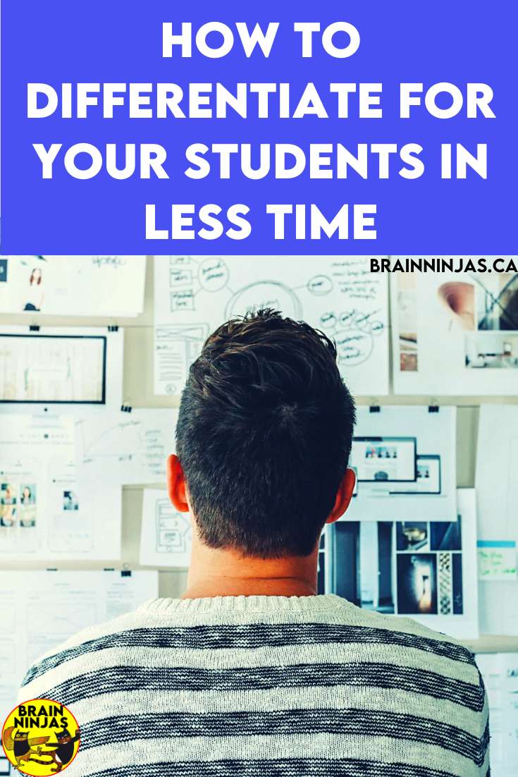 How to Differentiate For Your Students in Less Time - Ninja Notes