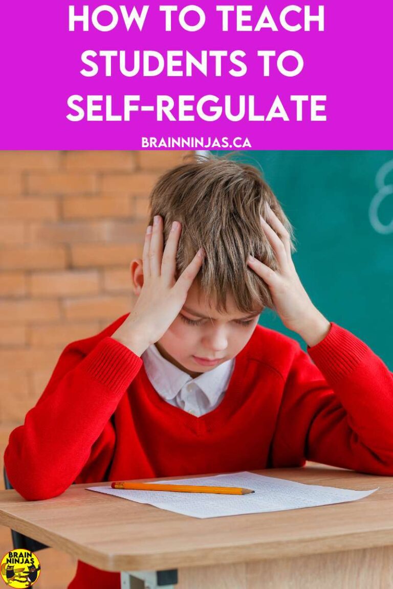 How to Teach Students to Self-Regulate - Ninja Notes