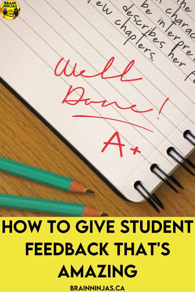 How to Give Student Feedback That's Amazing - Ninja Notes