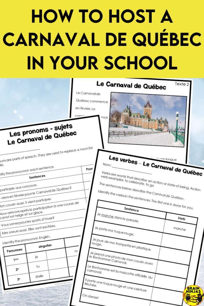 How to Host a Carnaval de Québec in Your School - Ninja Notes