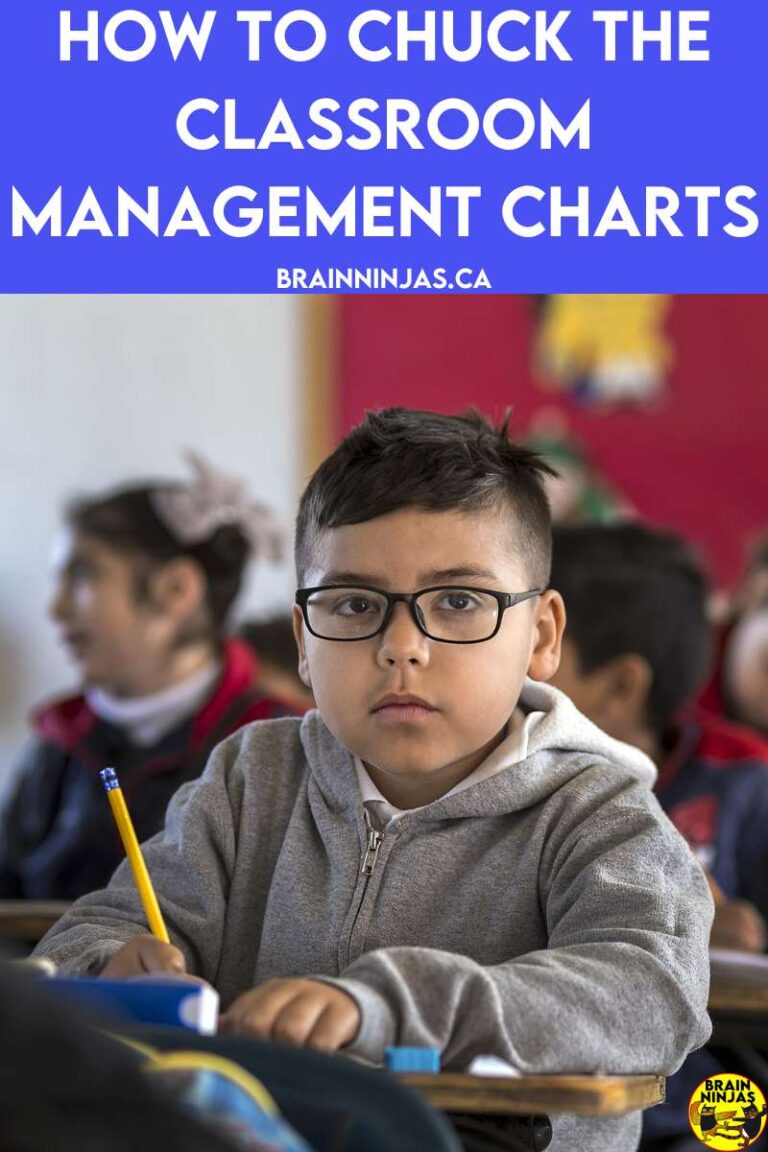How to Chuck the Classroom Management Charts - Ninja Notes