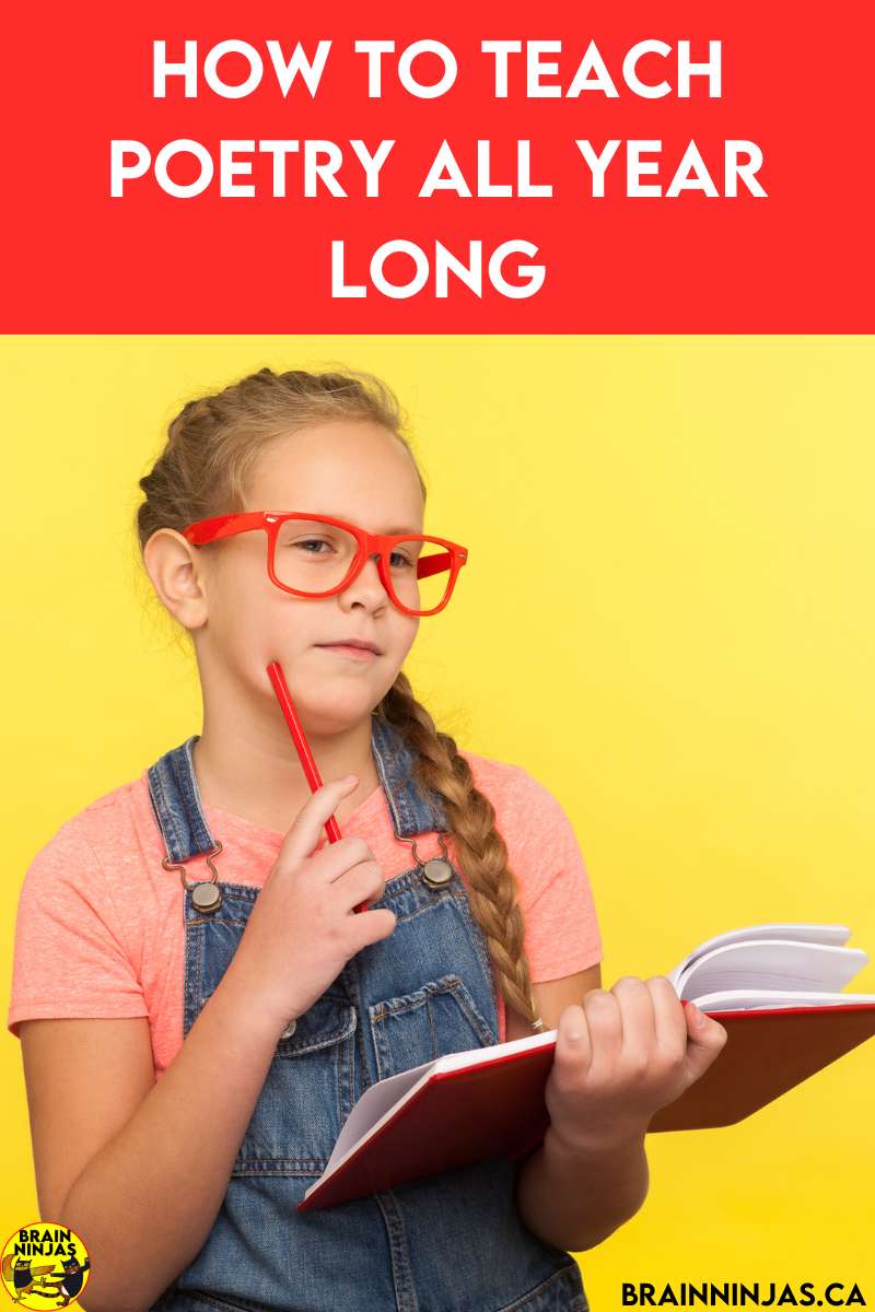 How to Teach Poetry All Year Long - Ninja Notes