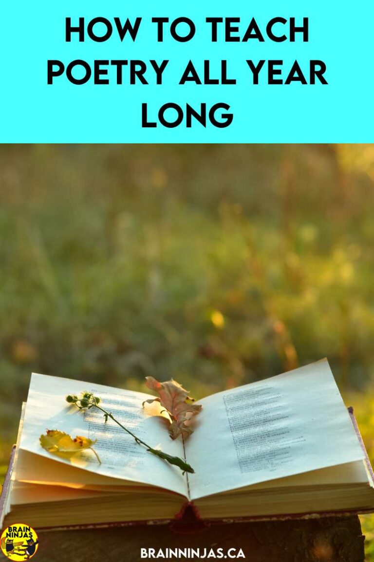 How to Teach Poetry All Year Long - Ninja Notes