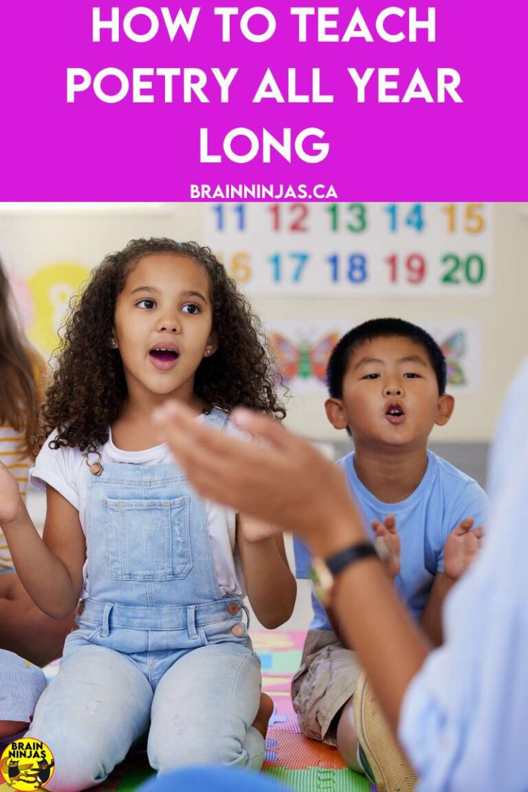 How to Teach Poetry All Year Long - Ninja Notes