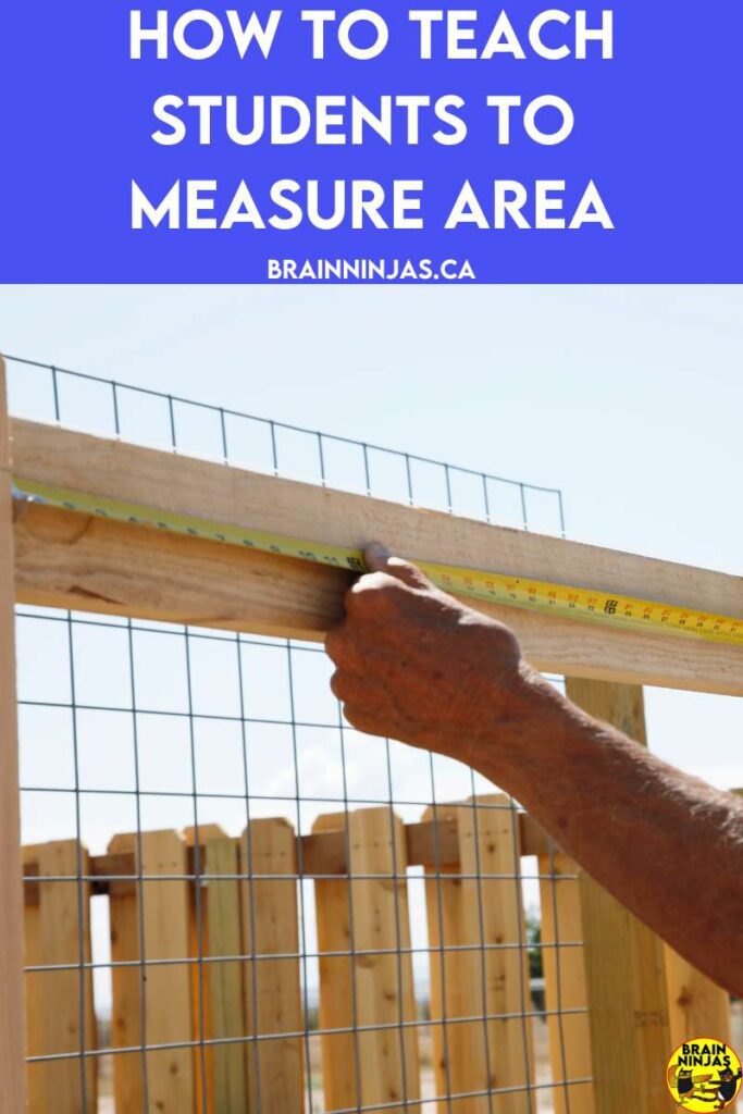 How to Teach Students to Measure Area - Ninja Notes