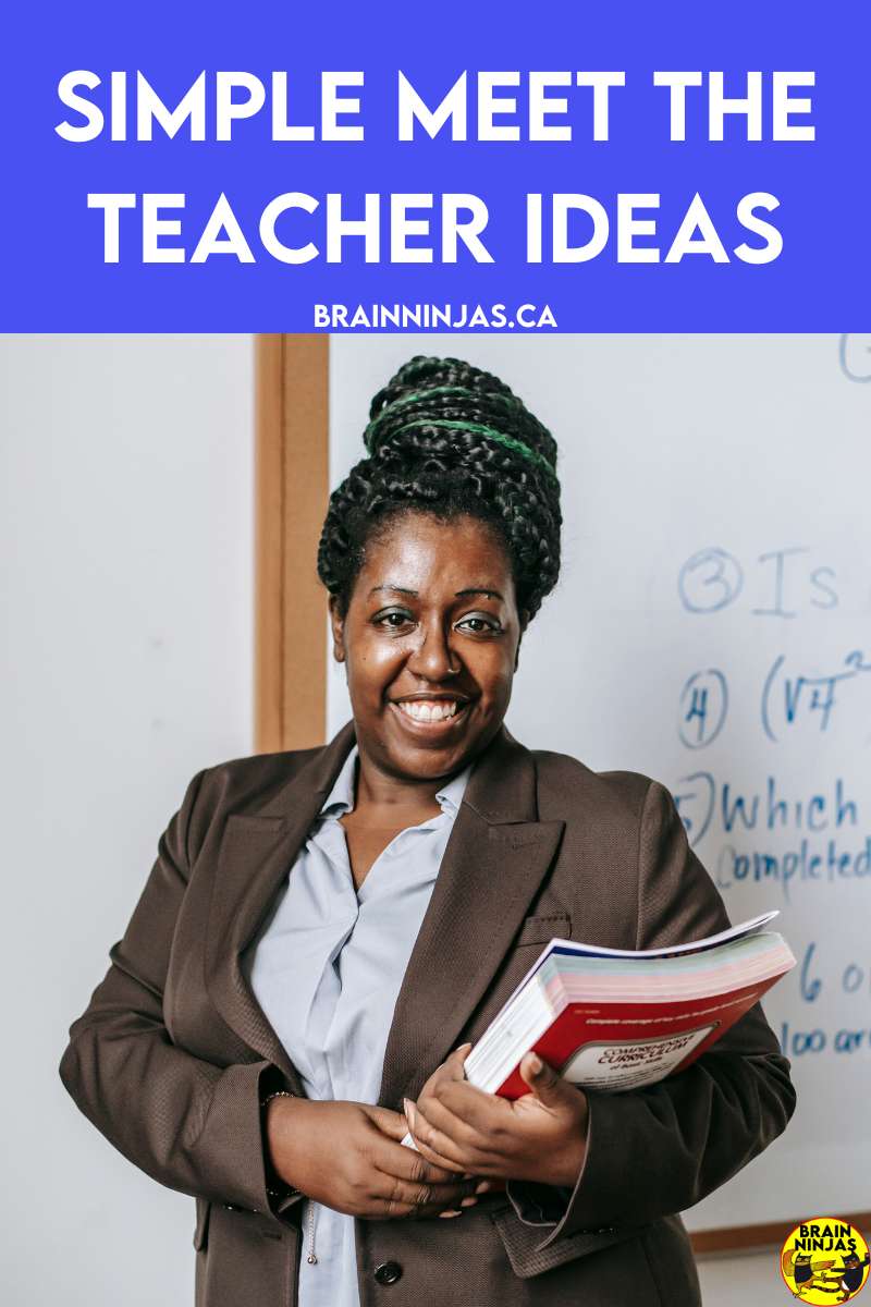 Simple Meet the Teacher Ideas - Ninja Notes