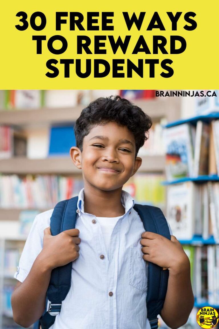 30 Free Ways to Reward Students - Ninja Notes