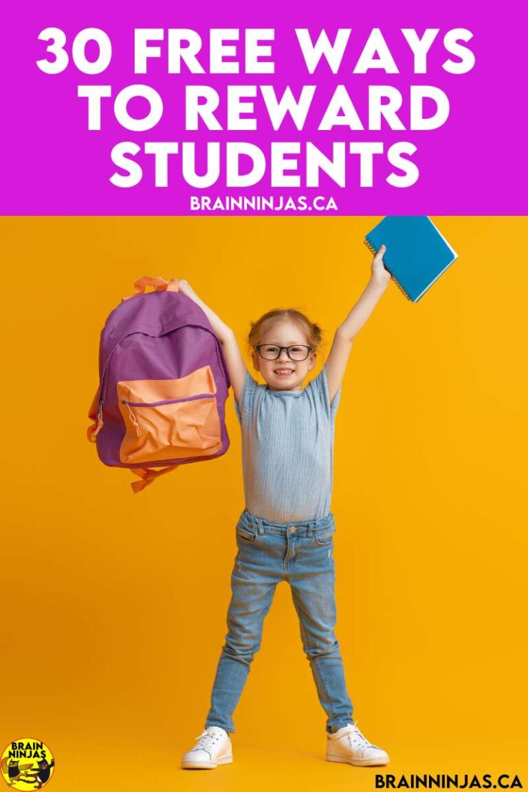 30 Free Ways to Reward Students - Ninja Notes
