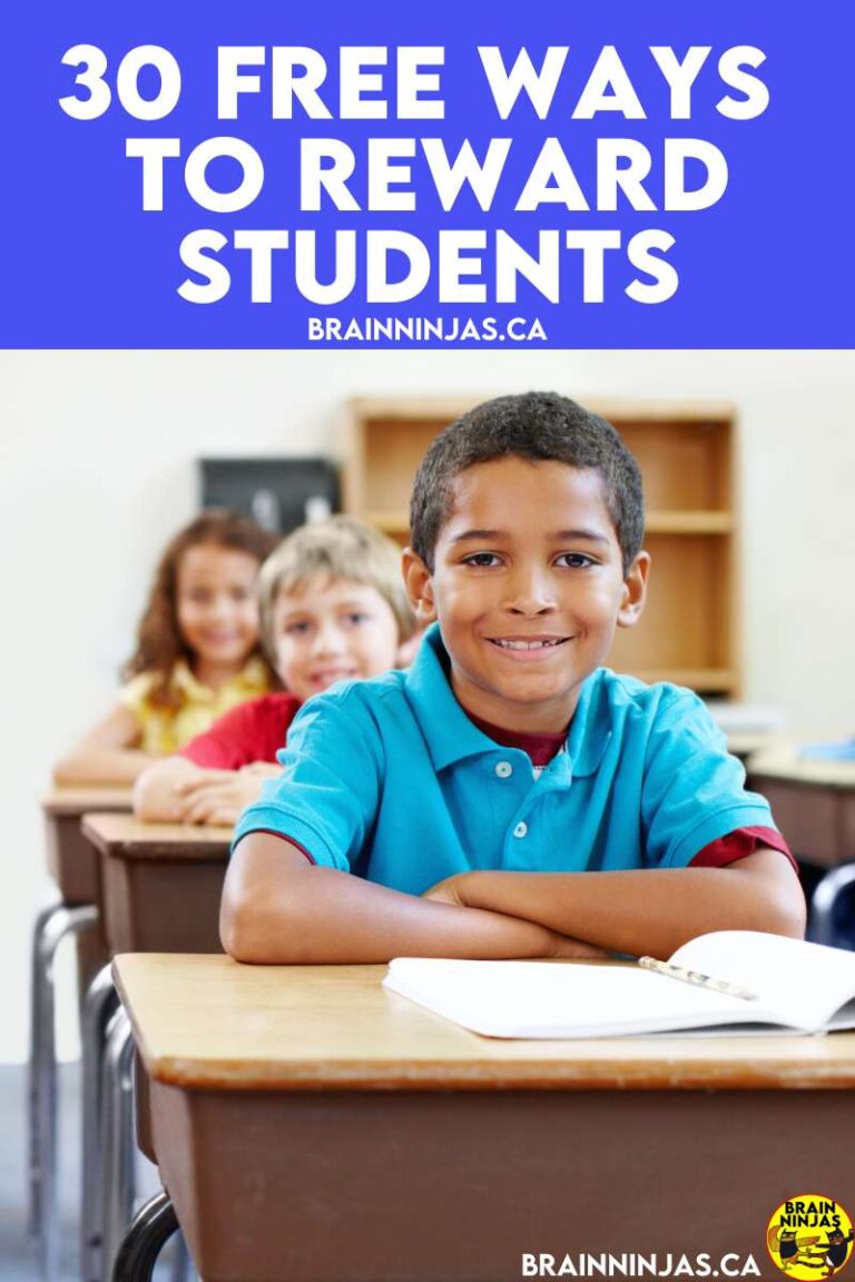 30 Free Ways to Reward Students - Ninja Notes