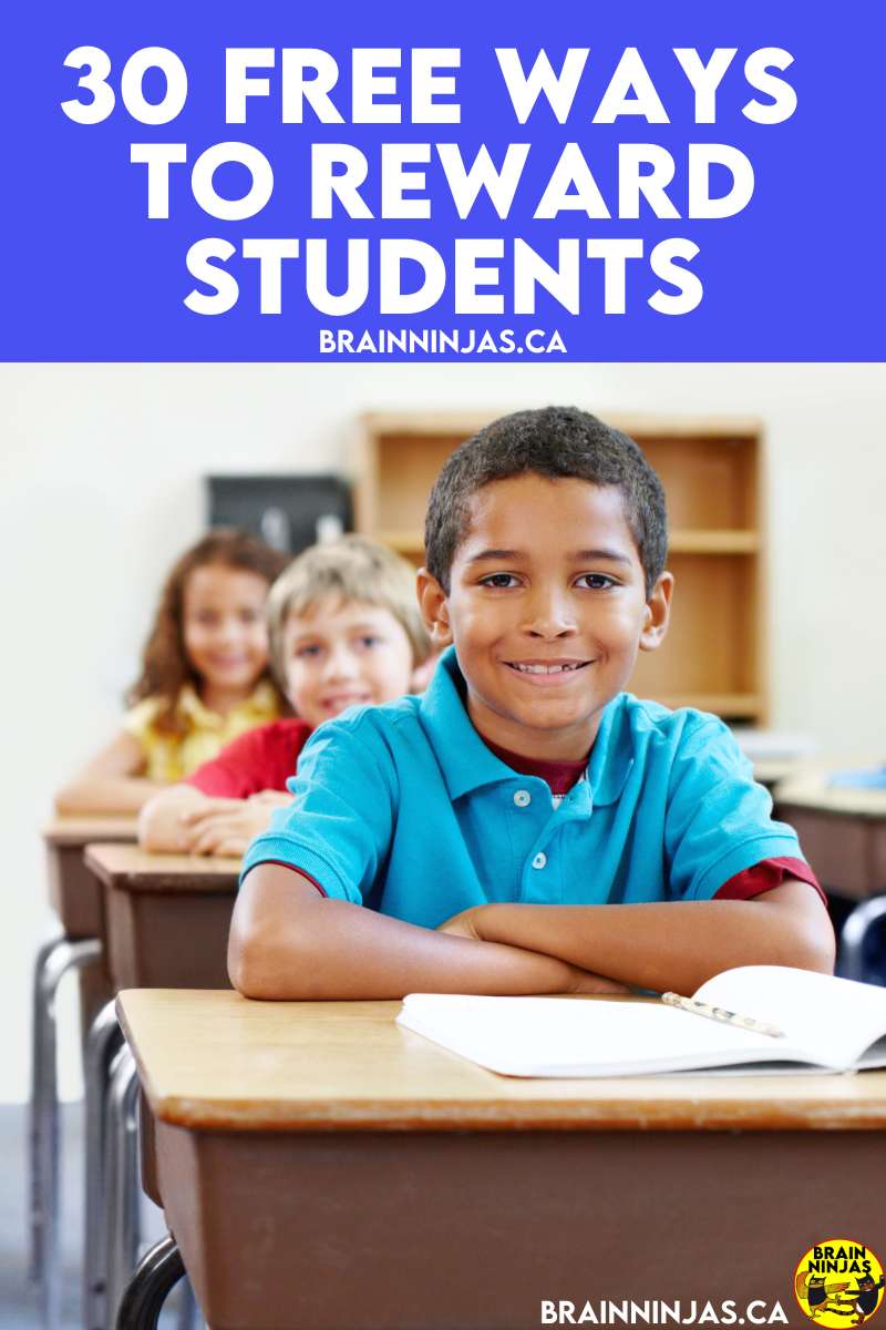 30 Free Ways to Reward Students - Ninja Notes