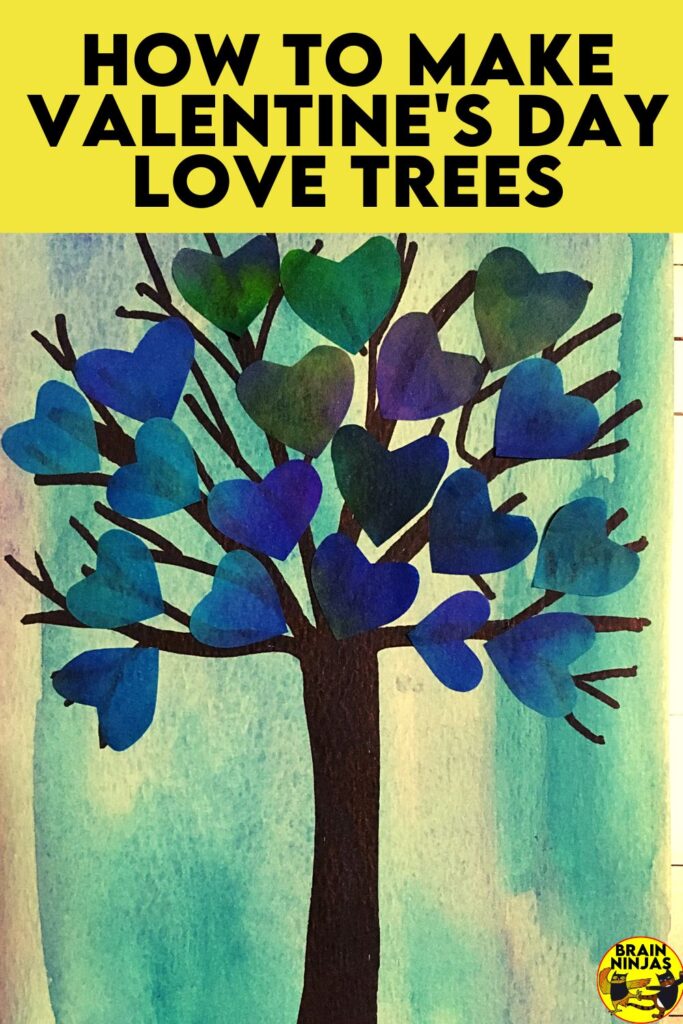 How to Make Valentine's Day Love Trees - Ninja Notes